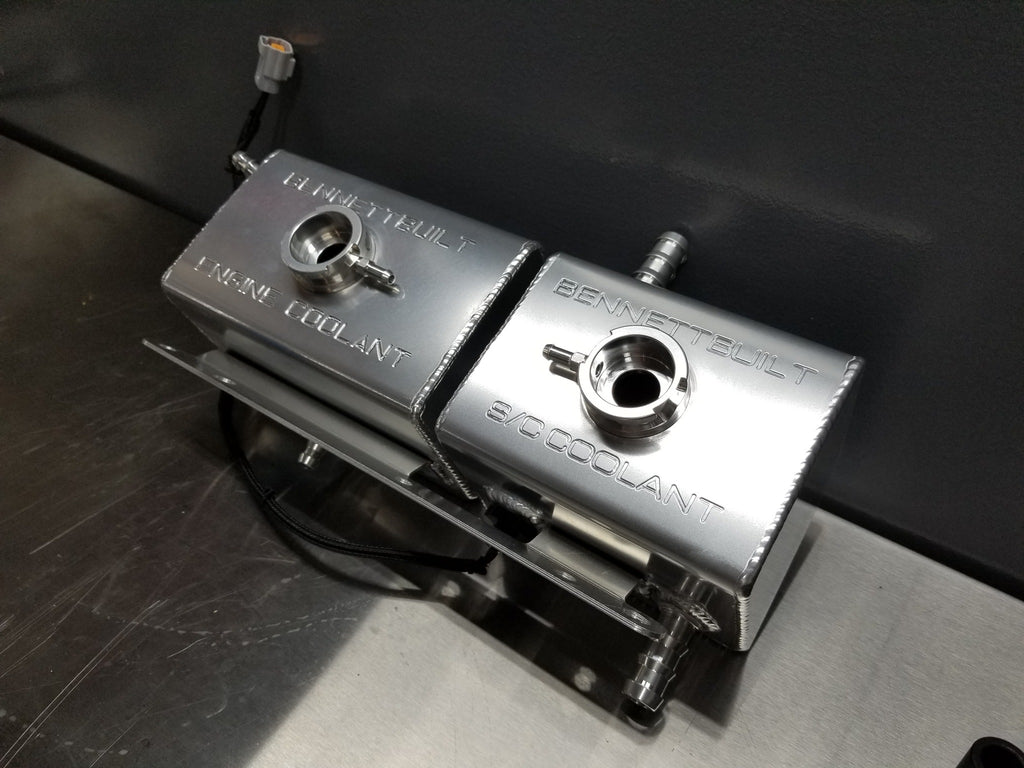 Custom dual coolant tank setup Rx8 / Pettit Supercharger – BennettBuilt ...